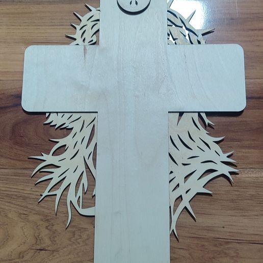 ️ Jesus christ cross wall decor (lasercut)・ 3D File for CNC machining ...