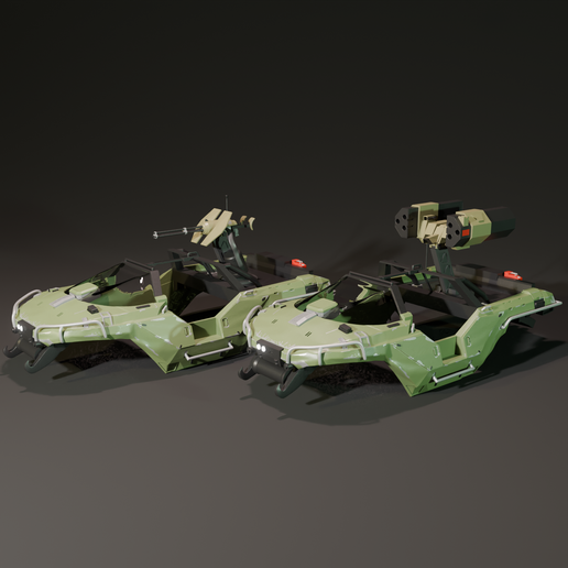 😇 RC HALO Warthog Shell | Swappable Turrets (Classic Turret + Rocket ...