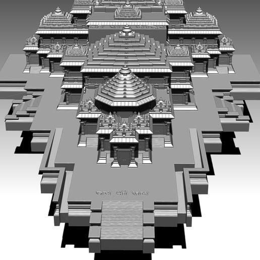 STL file Ram Mandir Full File 🐏 ・3D printable model to download・Cults