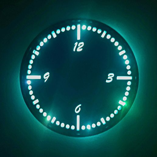 🕰️ RGB Clock・Free 3D File for 3D printing・Cults