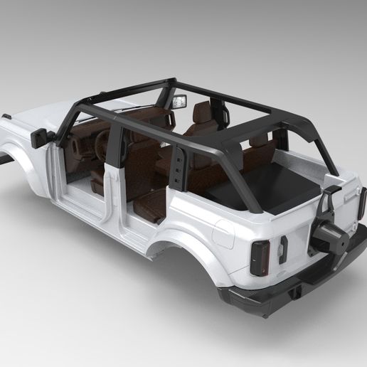 🚙 FORD BRONCO SOFT TOP NEW STL 3D model 354mm 3D print Axial・ STL File ...