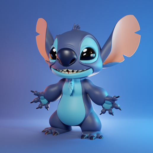 👽 Stitch・ STL File for 3D printing・Cults