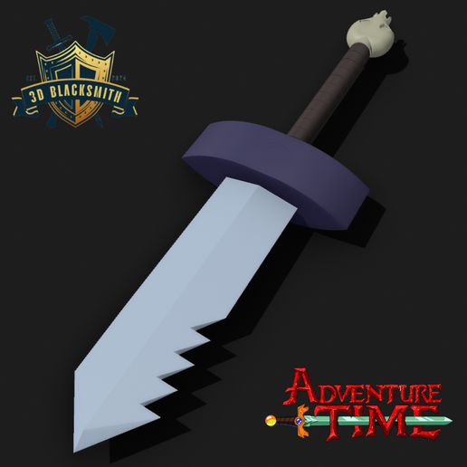 STL file Adventure Time Jake's Sword Prop ( 1/1 Scale ) 🗡️ ・3D printer ...