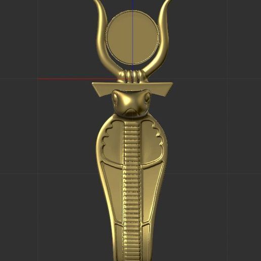 🤴 Egyptian Uraeus Cobra 3D Model – The Iconic Symbol of King ...