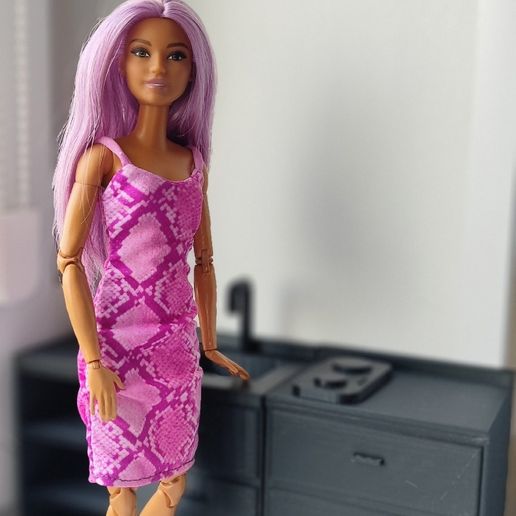 🔪 1:6 Scale Mini Kitchen Set for Dolls | STL Files for 3D Printing ...