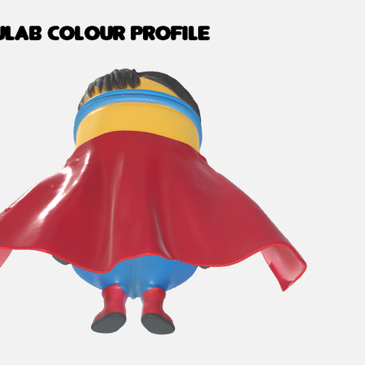 🦸‍♂️ Superman Minion - Clark Kent, incl Bambu colour profile・Archivo ...