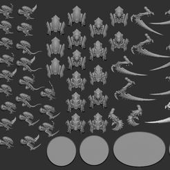 Download 24 3D models from Tyranids listed by vegmy • 3D printer files collection • Designs in ...