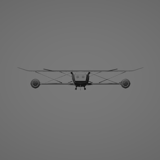 ️ Worn Aircraft Plane – 3D Printable Vintage Weathered Airplane Model ...