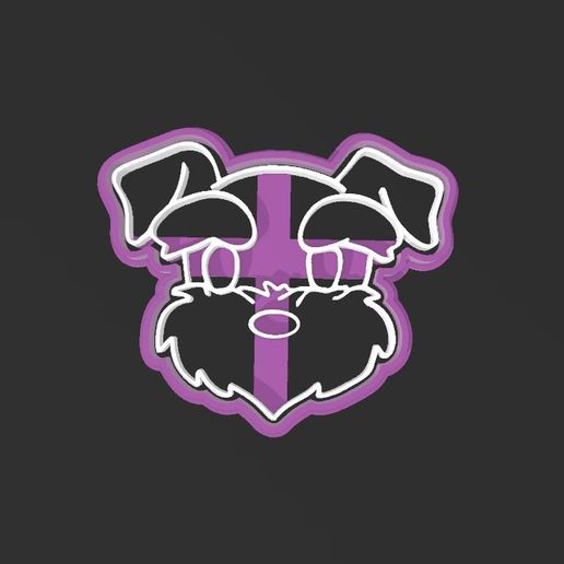STL file SCHNAUZER, cookie cutter 🍪 ・3D print design to download・Cults
