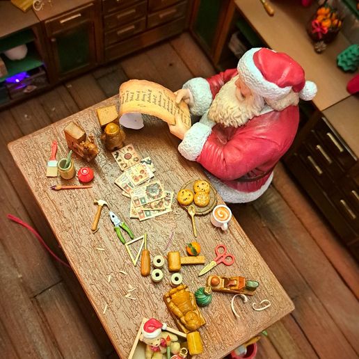 🎅 Complete Santa’s Workshop Collection – 30+ Miniatures, Tools & Santa ...