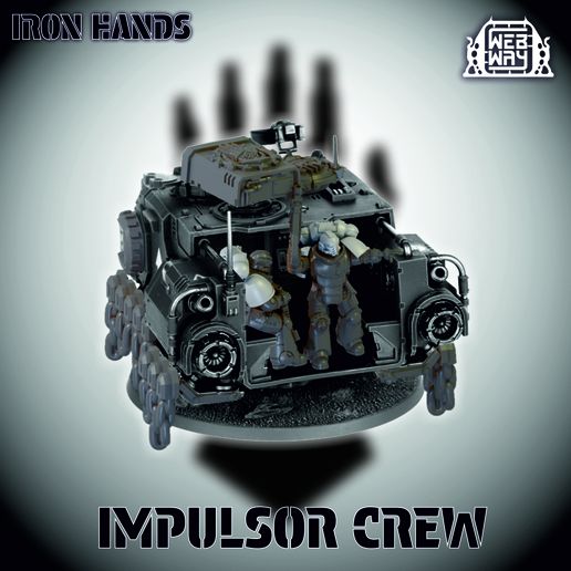 STL file Improvement package for the Iron Hands Gravity APC 2 📦 ・3D ...