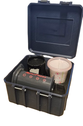 📦 AeroPress rugged box and insert・Free STL File for 3D printing・Cults