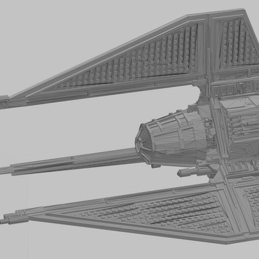 👔 TIE Phantom・Free 3D File for ・Cults