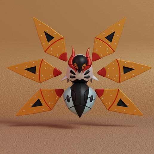 🐉 Pokemon - Iron Moth・ STL File for 3D printing・Cults
