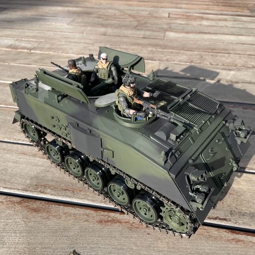🪖 FV432 Mortar Carrier・3D Print with the Bambu X1 3D printer・Cults