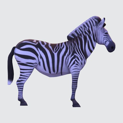 🦓 Realistic Zebra 3D Model – Rigging-Ready, Printable & Game-Optimized ...