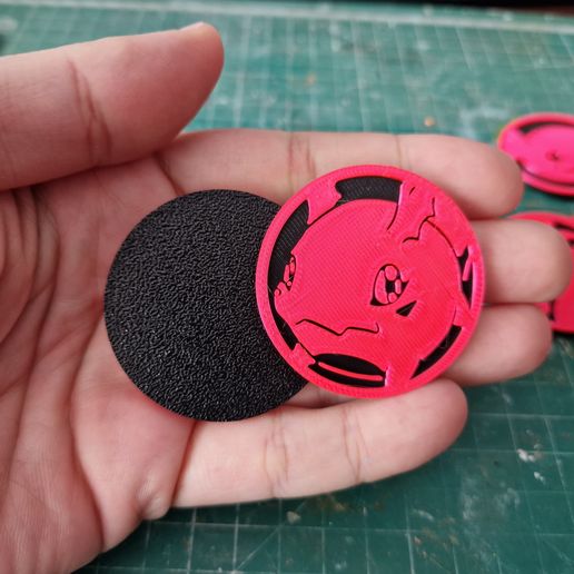 STL file Gigimon digimon coin 🐉 (3MF)・Template to download and 3D print ...
