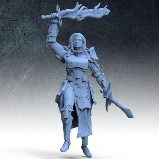 🎨 5 MINIATURE CHARACTER (DND,PATHFINDER,TABLETOP)・Free STL File for ・Cults