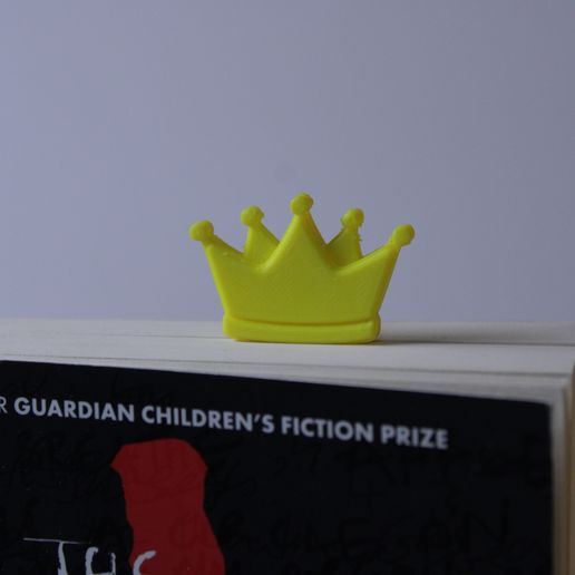👑 Crown Bookmark・Free 3MF File for 3D printing・Cults