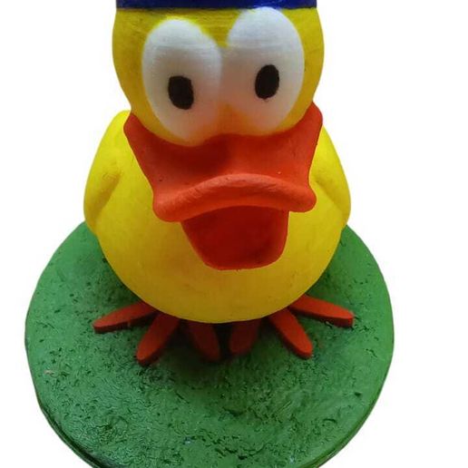 🎉 EL PATITO JUAN CON BASE Y NOMBRE・Archivo STL para Impresión 3D・Cults