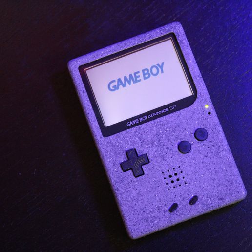 🐚 Gameboy Advance SP custom shell・ 3D File for 3D printing・Cults