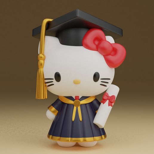 👋 Hello kitty・ STL File for 3D printing・Cults