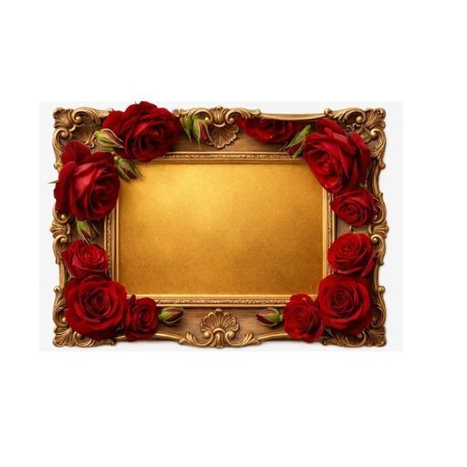 🌹 Romantic Rose Picture Frame | Baroque Wall Decor | 3D Printable STL ...