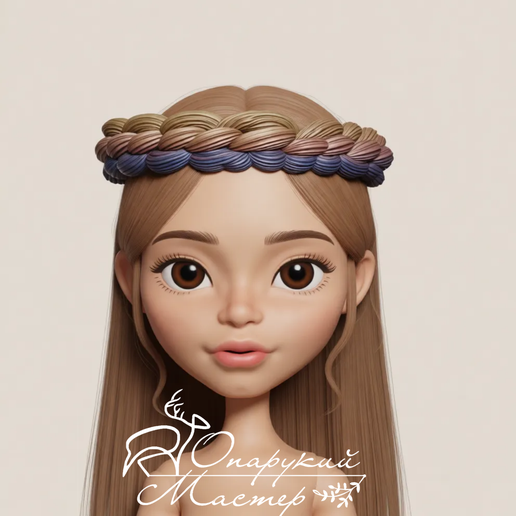 👹 Braid head ornament for Monster High dolls・Free 3D File for 3D ...