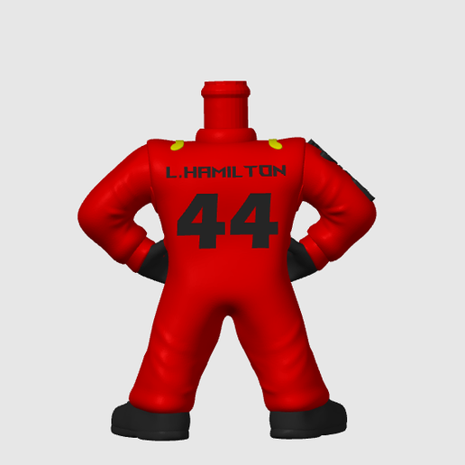 Archivo STL Funko f1 Lewis Hamilton en Ferrari 2025 - Modelo 3D STL 👾 ...