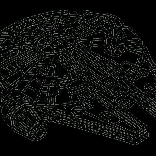 star wars millenium falcon coloring pages