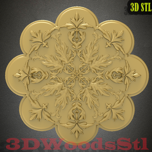 Fichier 3D Mandala 2, 3d,3D stl model relief wall decor, CNC Router ...