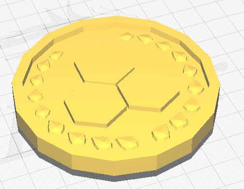 🪙 Tunic Gold Coin・ STL File for 3D printing・Cults