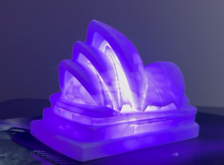 🏠 The Sydney Opera House Lightbox・ STL File for 3D printing・Cults