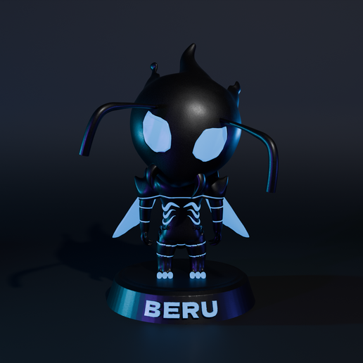 💬 BERU | Chibi Solo Leveling Figure・Archivo STL para Impresión 3D・Cults