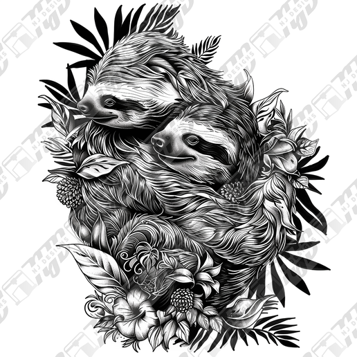 sloth vector png
