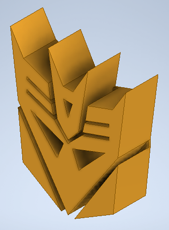 STL file Decepticons Transformer logo 🎨 ・3D printable model to download ...