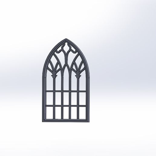 🪟 Gothic window vol.2・ STL File for ・Cults