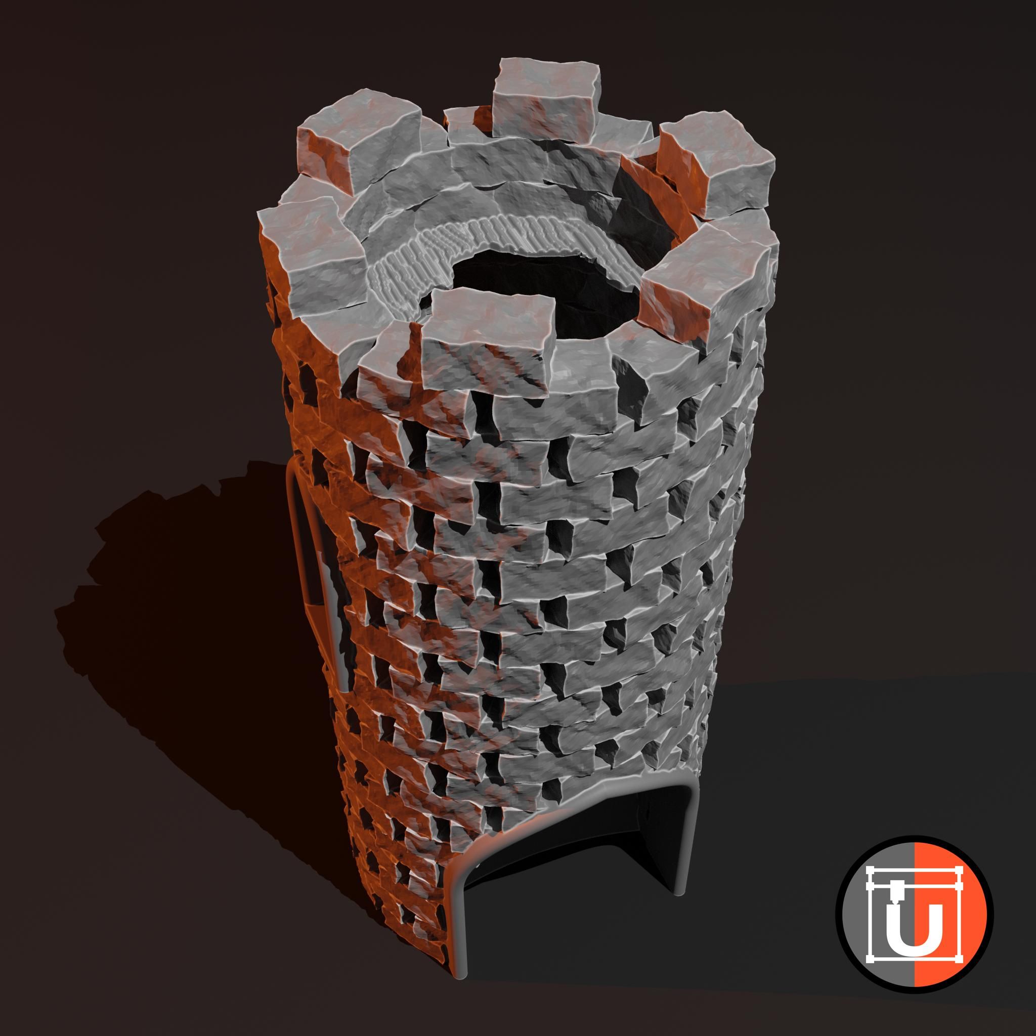 Archivo STL gratis Torre de dados de estilo medieval・Objeto de impresión 3D para descargar・Cults