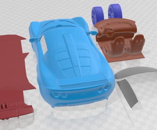 3D file Lotus Exige 2006 Printable Car 🪷 ・3D printer design to download ...