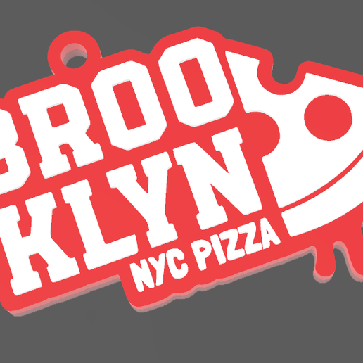 🗝️ BROOKLYN KEYCHAIN IN TWO COLORS WITH COLOR CHANGE BY HEIGHT・Archivo ...