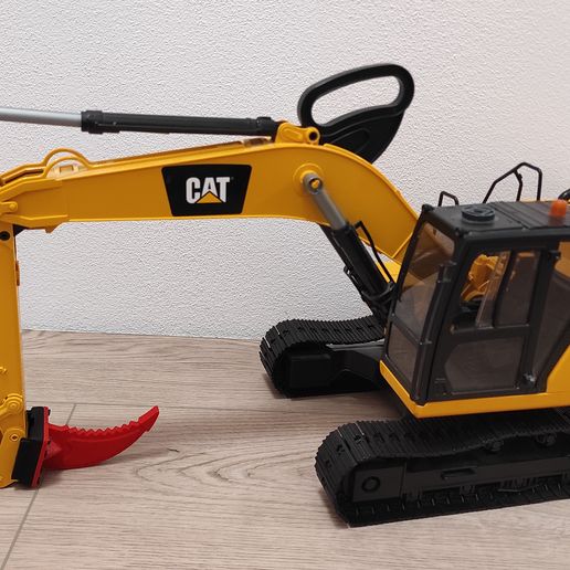 🚜 Ripper for Excavator - scale 1:16・ STL File for 3D printing・Cults