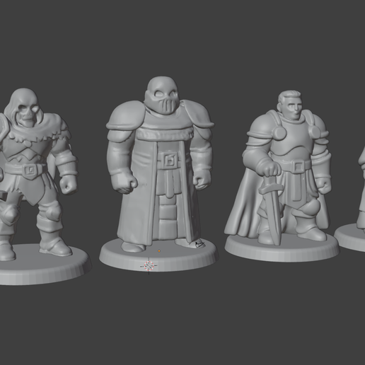 🪦 Dungeoneer Heroes – STL Miniature Set (Tomb of the Lich Lord)・ STL ...