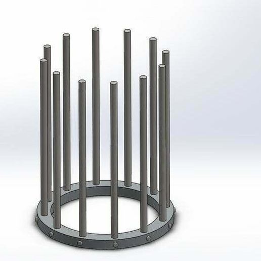 🎲 Round Cages collection for tabletop games・Free STL File for ・Cults