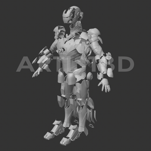 Iron Man Mark 3 Full Wearable Cosplay Armor - 3D Printable STL Costume ...