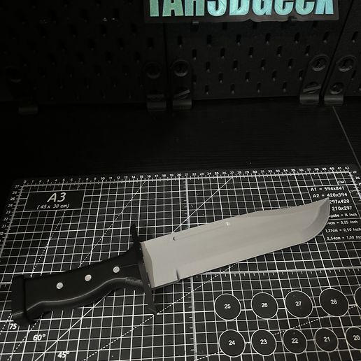 🔪 Buck’s Bowie Knife (Split Assembly) – Halo 3: ODST Inspired Prop・ STL ...