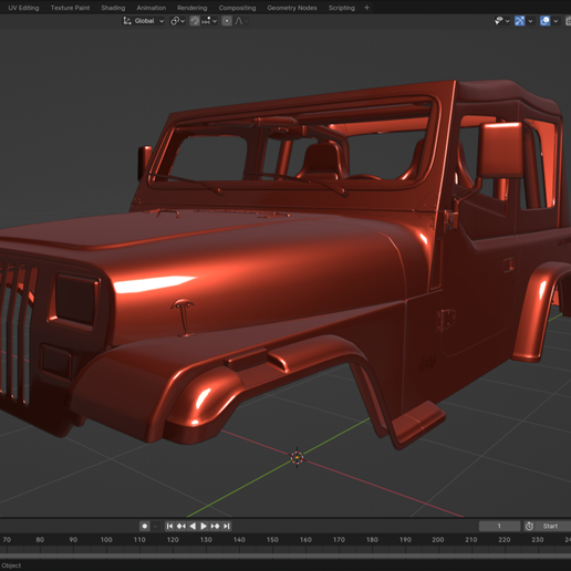 🌐 Jeep YJ7・ STL File for 3D printing・Cults