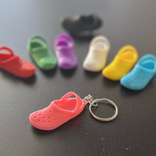 🗝️ Crocs Keychain・ STL File for 3D printing・Cults