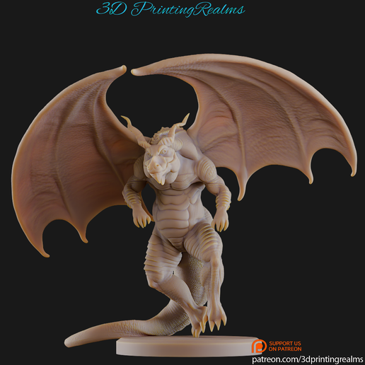 STL file Swamp Dragon 🐉 ・Model to download and 3D print・Cults