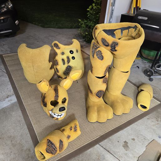 🎬 Five nights at Freddy's Movie Springtrap suit model・3D Print with the ...