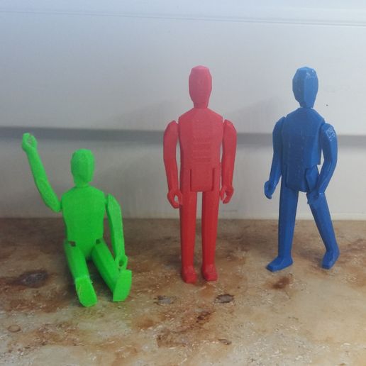🎲 Action figure V2・Free STL File for ・Cults
